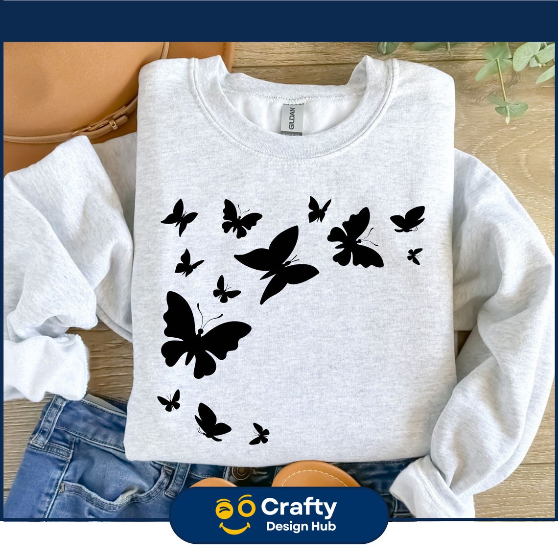 Flying Butterflies Svg Butterfly Svg Designs Butterfly Swarm - Etsy