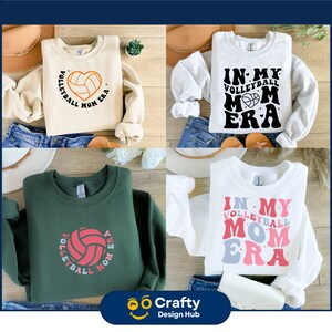 In My Volleyball Mom Era Svg Bundle, Volleyball Mom Svg, Volleyball ...