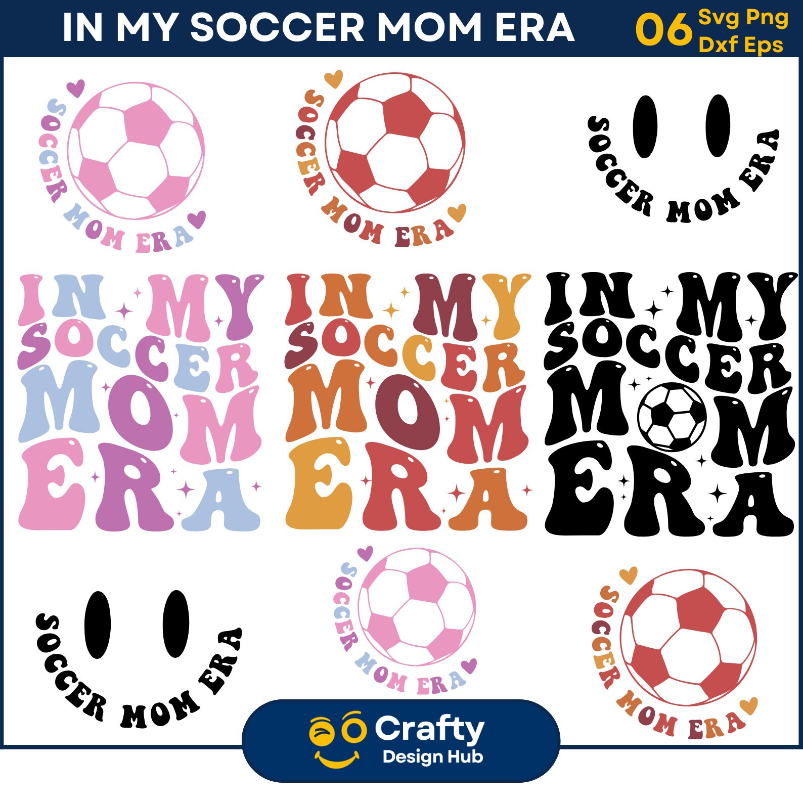 In My Soccer Mom Era Svg Bundle, Soccer Mom Svg, Soccer Shirt Design ...