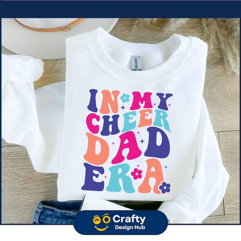 In My Cheer Dad Era Svg, Cheer Dad Svg, Cheer Dad Shirt Design, Sports ...