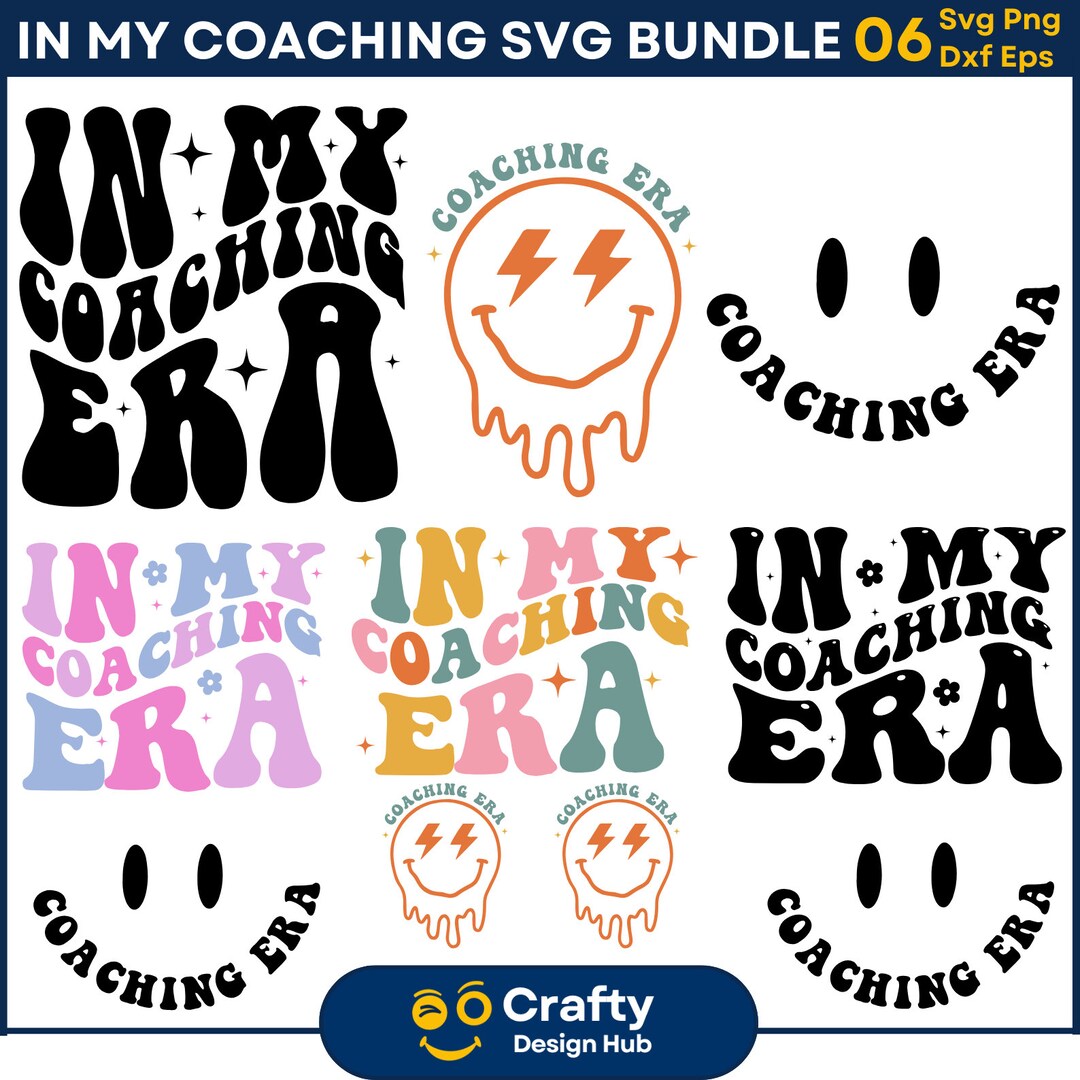 In My Coaching Era Svg Bundle, Coaching Leader Svg, Coaching Shirt ...