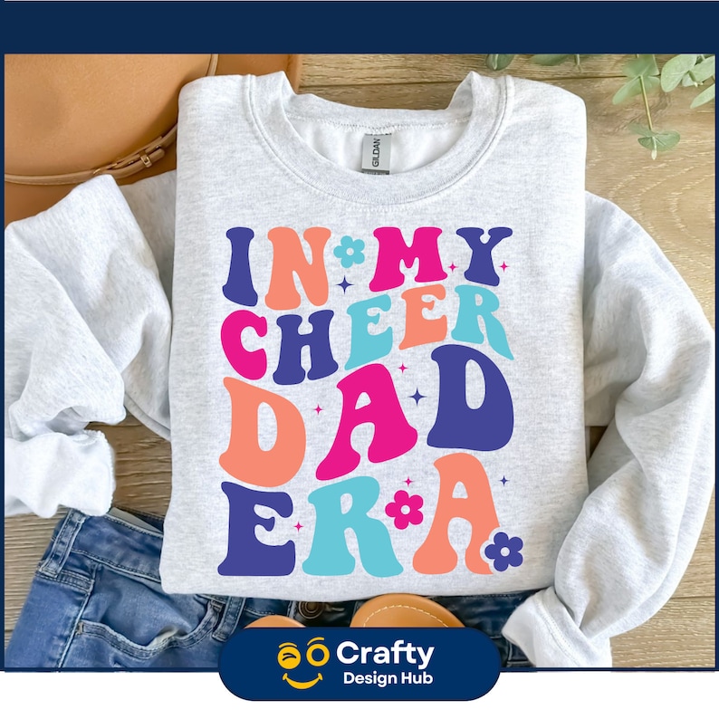 In My Cheer Dad Era Svg, Cheer Dad Svg, Cheer Dad Shirt Design, Sports ...