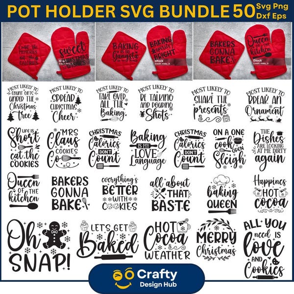 Pot Holder Svg - Etsy