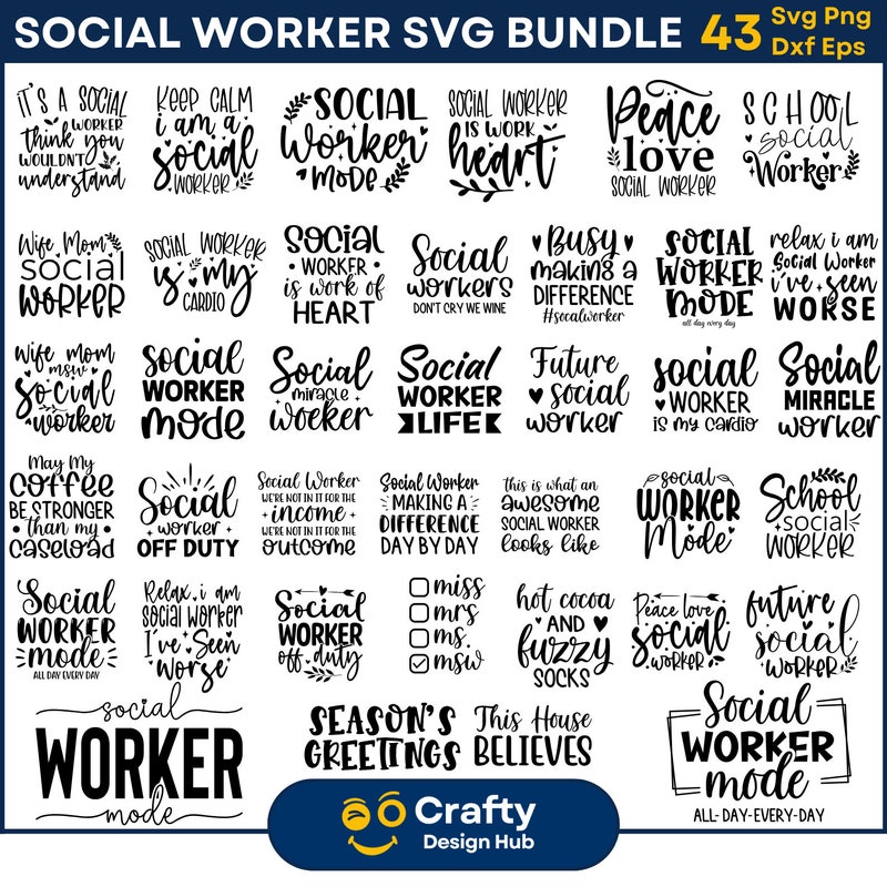 Social Worker Svg - Etsy