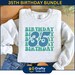 35th Birthday Colorful Svg Bundle, 35th Birthday Gift,35 Fabulous Svg ...