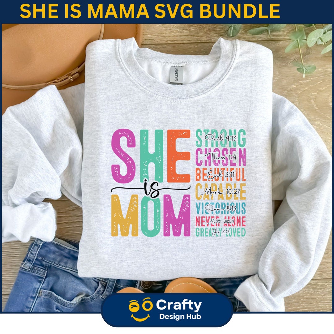 She is Mom Bundle Svg, She is Nana, Mom Shirt, Mom Life Png, Meme PNG ...