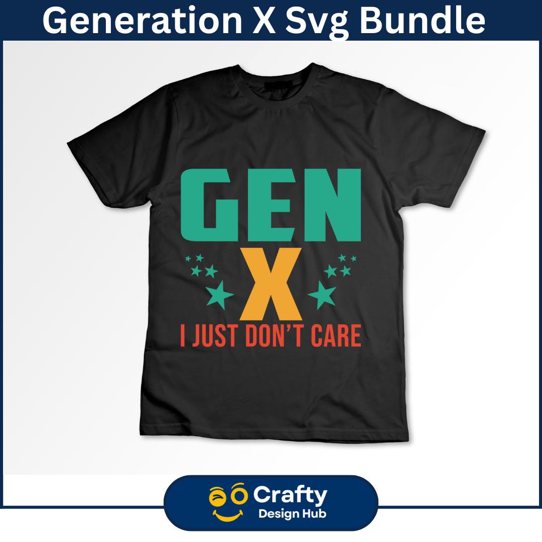 Generation X Svg Bundle, Gen X Raised Shirt SVG, Generation X Svg ...