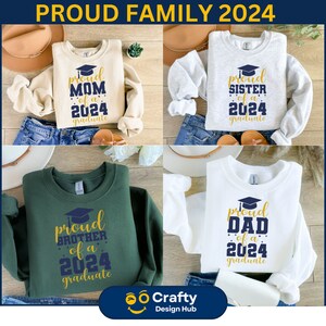 Proud Graduate Family 2024 Svg Bundle, Proud Graduate Family Svg ...
