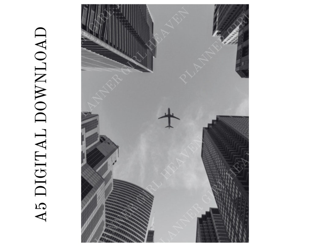 Plane Flyover Planner Dashboard Printable, A5 Planner Dashboard ...