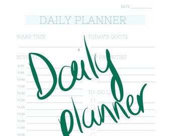Mint Green Planner | Etsy