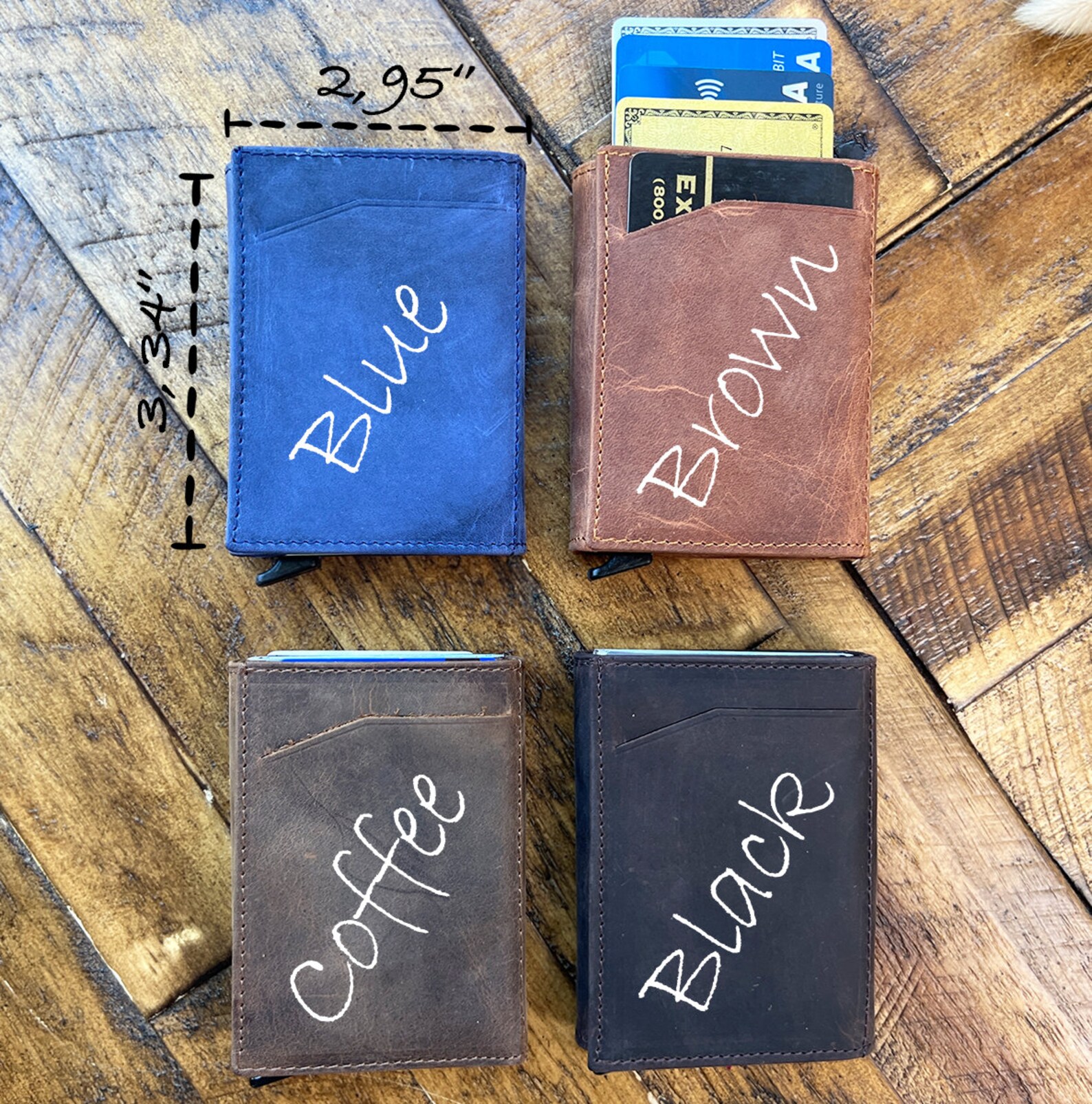 Fathers Day Wallet Engraved Pop up Card Holder Fathers Day - Etsy