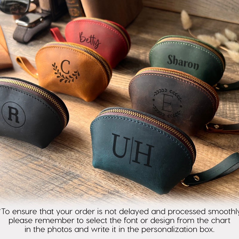 Leather Coin Purse - Etsy