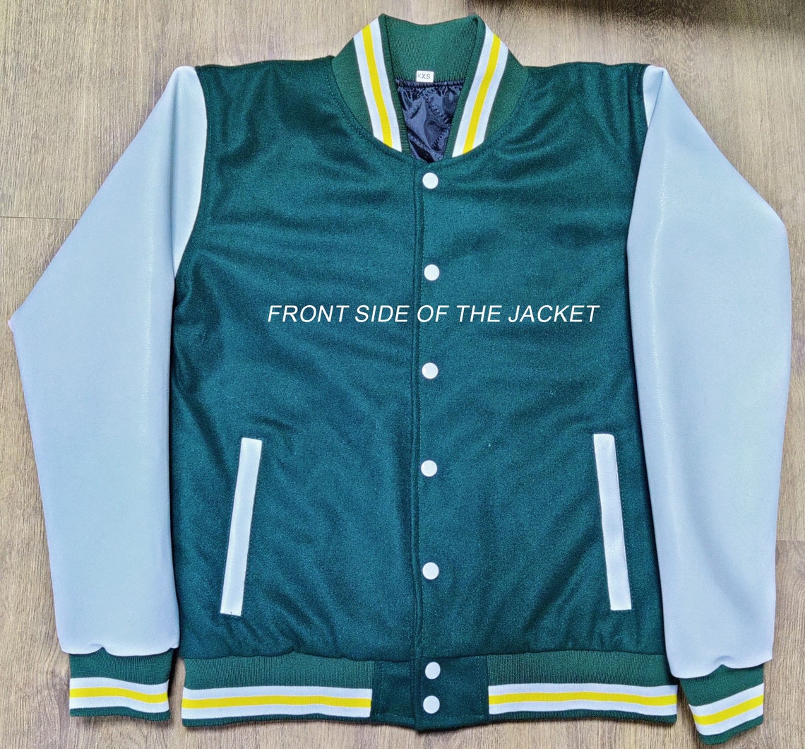 Custom Varsity Jacket Green Custom Letterman Jacket for Men - Etsy