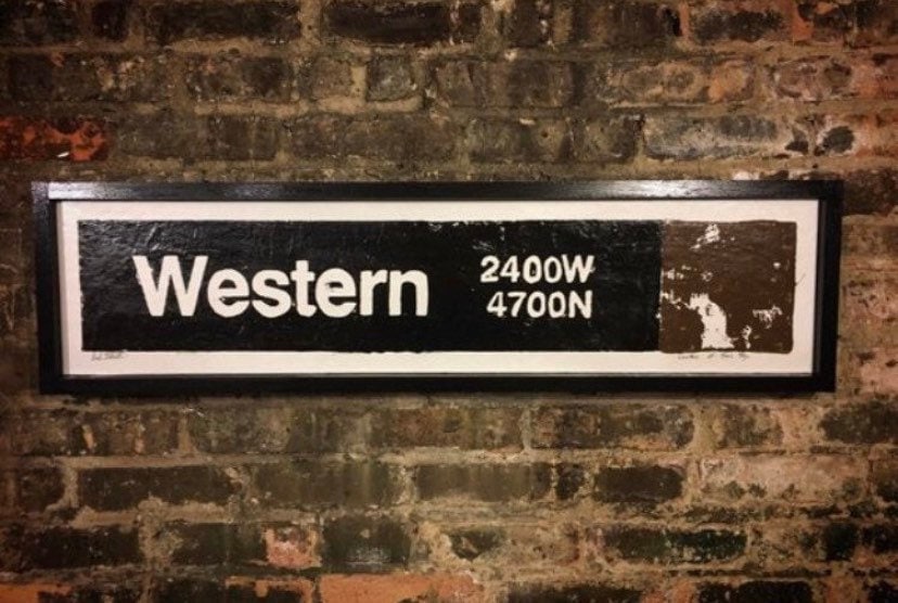 Western L Train Sign - Etsy