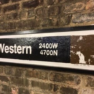 Western L Train Sign - Etsy