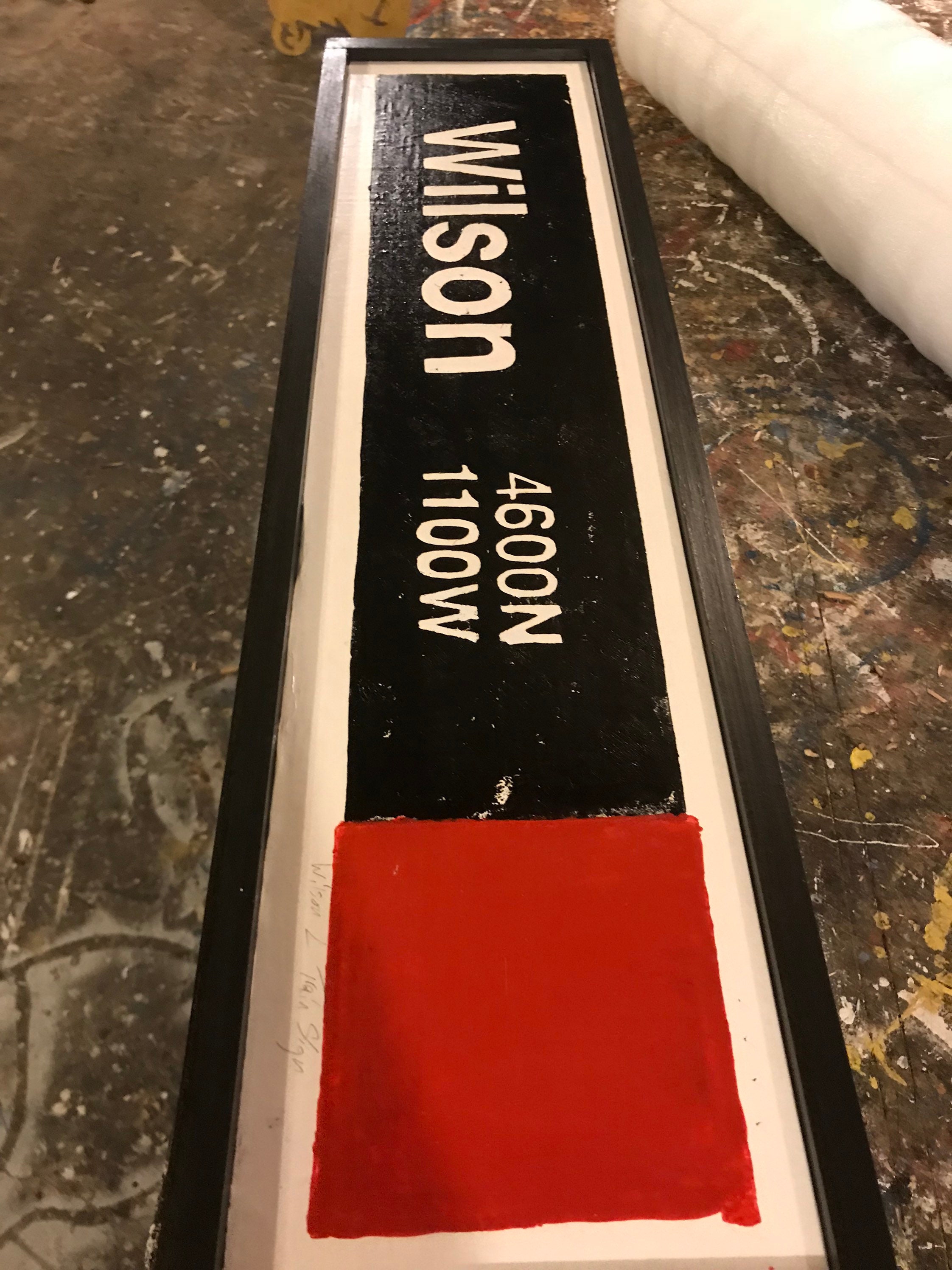 Wilson L Train Sign - Etsy