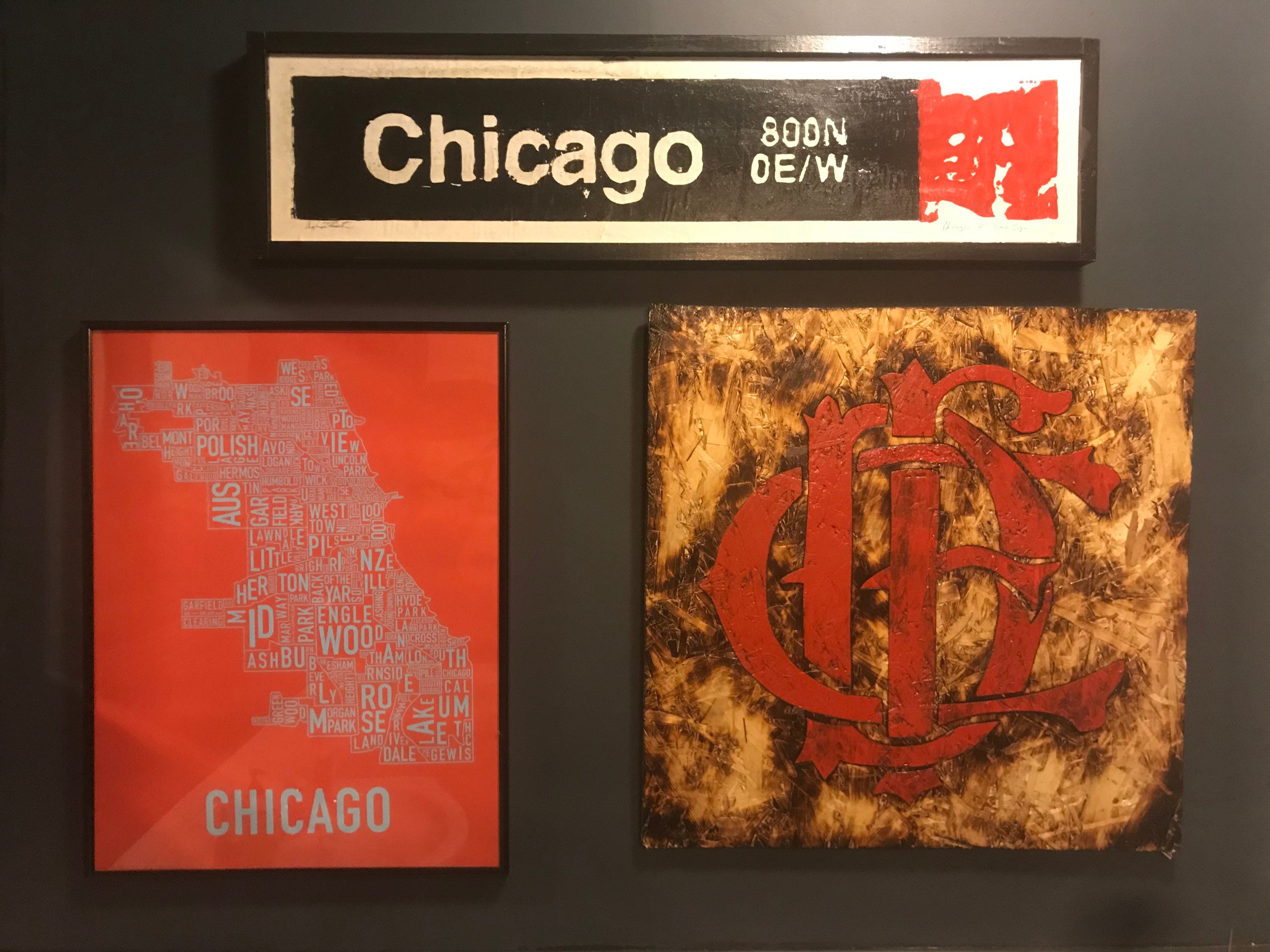 Chicago L Train Sign, Chicago Train Sign, Chicago Red Line Sign, Train ...