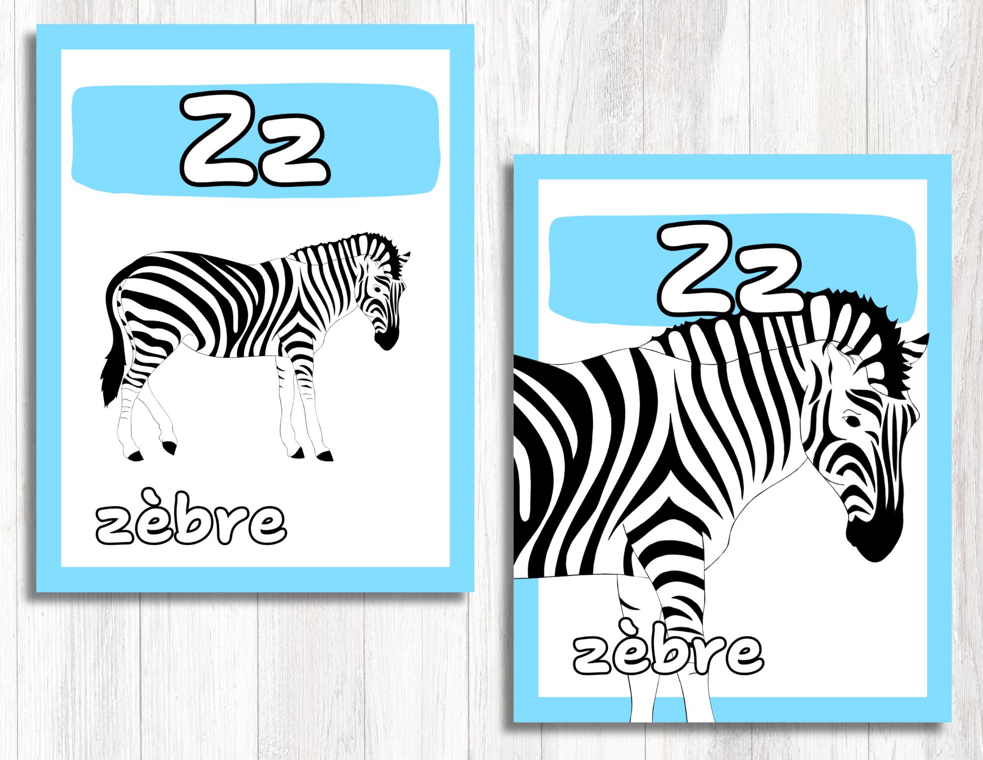 French Animal Alphabet Posters: Core French Classroom Decor (PDF) - Etsy