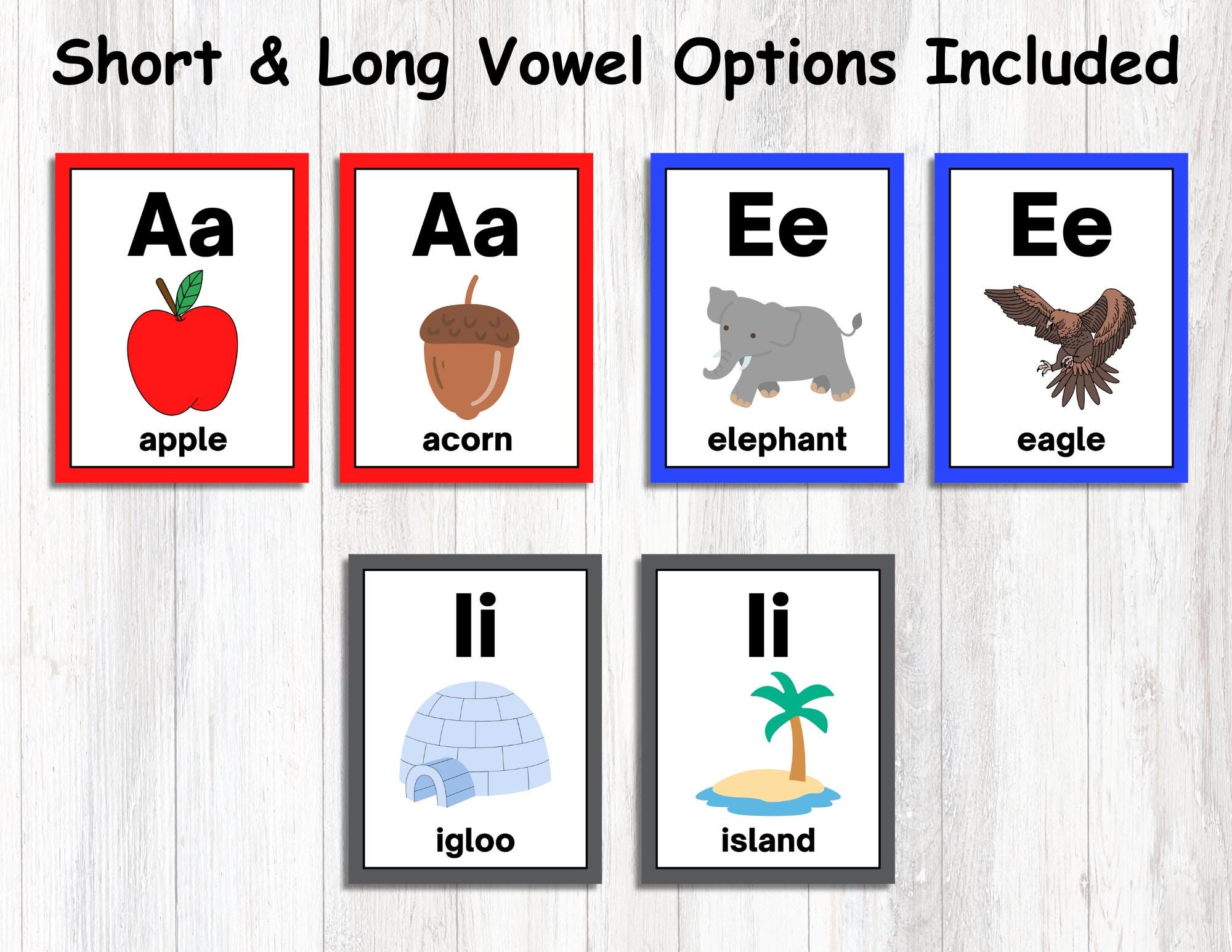 Colorful English Alphabet Posters Print|bright Kindergarten Classroom ...