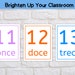 Spanish Numbers 0-20 Classroom Postersspanish Class Decorprintable ...