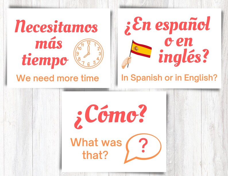 Spanish Classroom Phrases Poster Set: Bilingual Teacher Resources (PDF ...