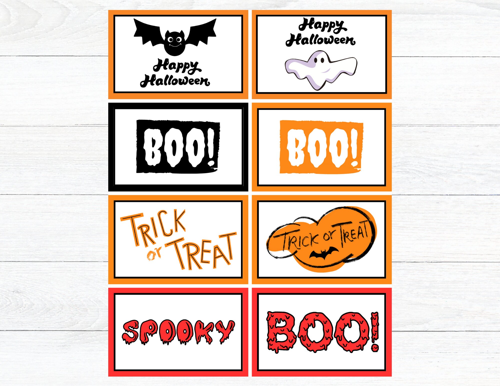 Halloween Lunch Box Notes for Kidshalloween Themed Printable Lunchbox ...