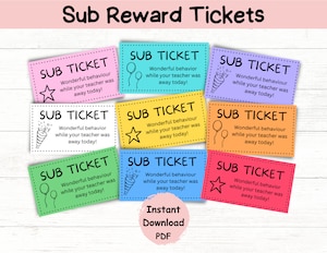 Middle/high School Substitute Teacher Notemultiple Class Substitute ...