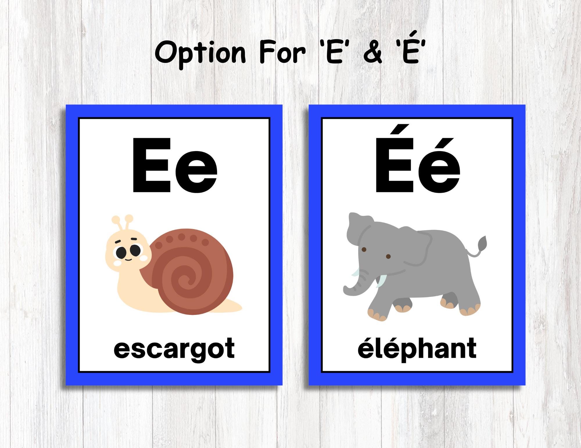 Colorful French Alphabet Posters: Core French Immersion Classroom Decor ...