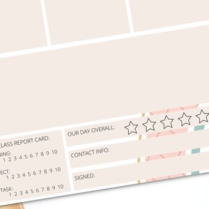 Boho Rainbow Substitute Teacher Note|substitute Note to Teacher|supply ...