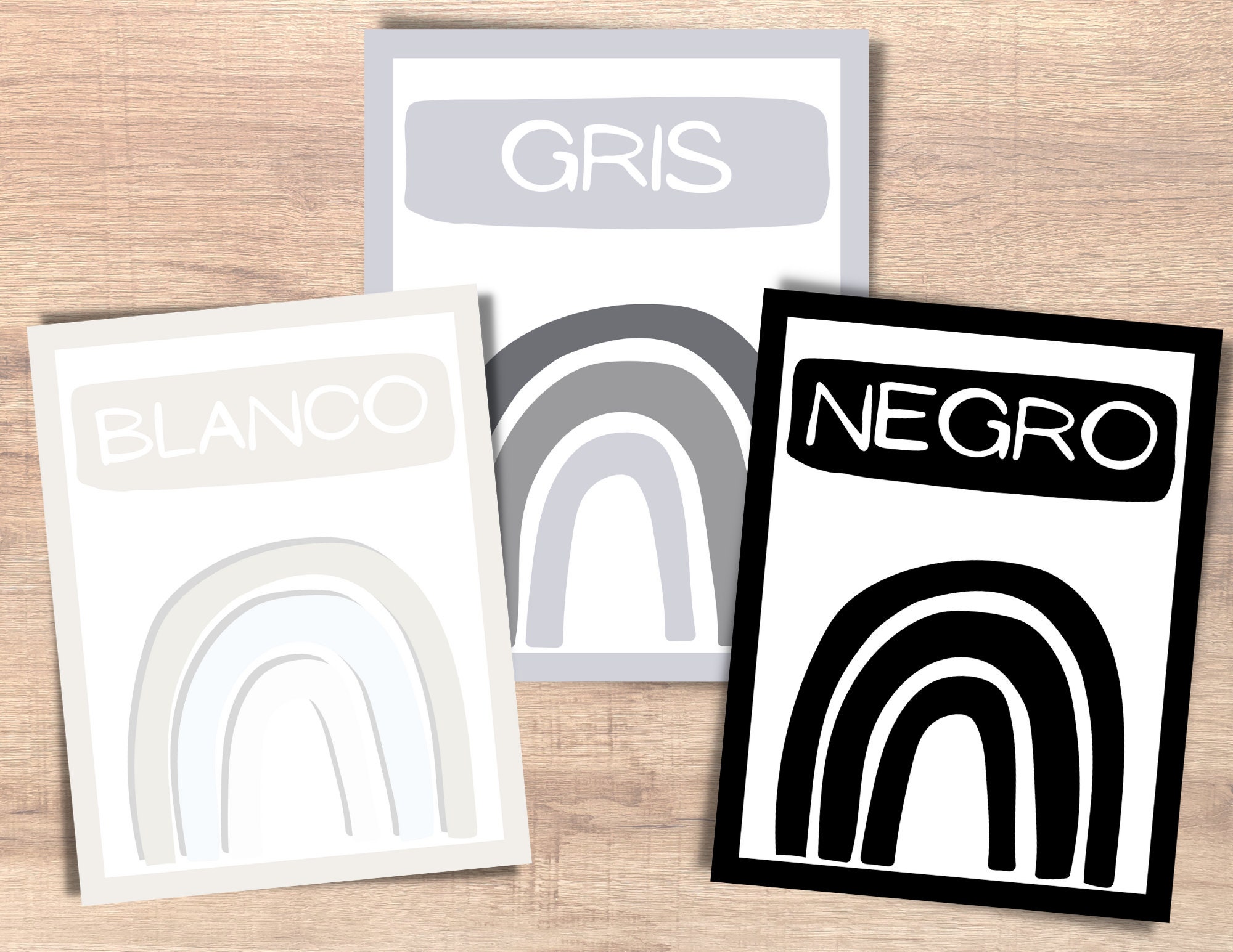 Spanish Basic Colors Printable Posterscarteles Educativos ...