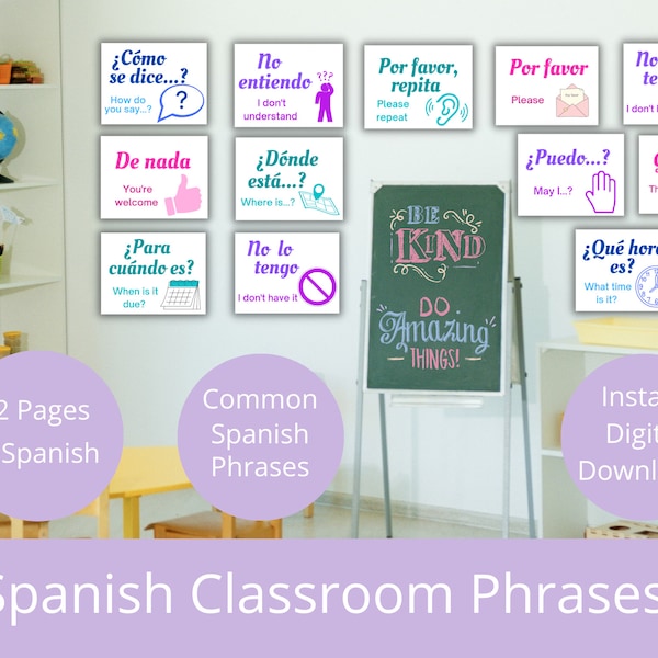 Spanish Classroom - Etsy