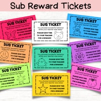 Substitute Teacher Reward Ticketsubstitute Teacher Resourcestudent ...