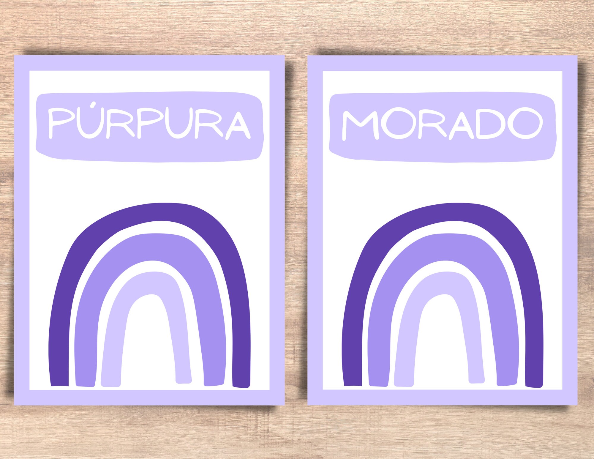 Spanish Basic Colors Printable Posterscarteles Educativos - Etsy