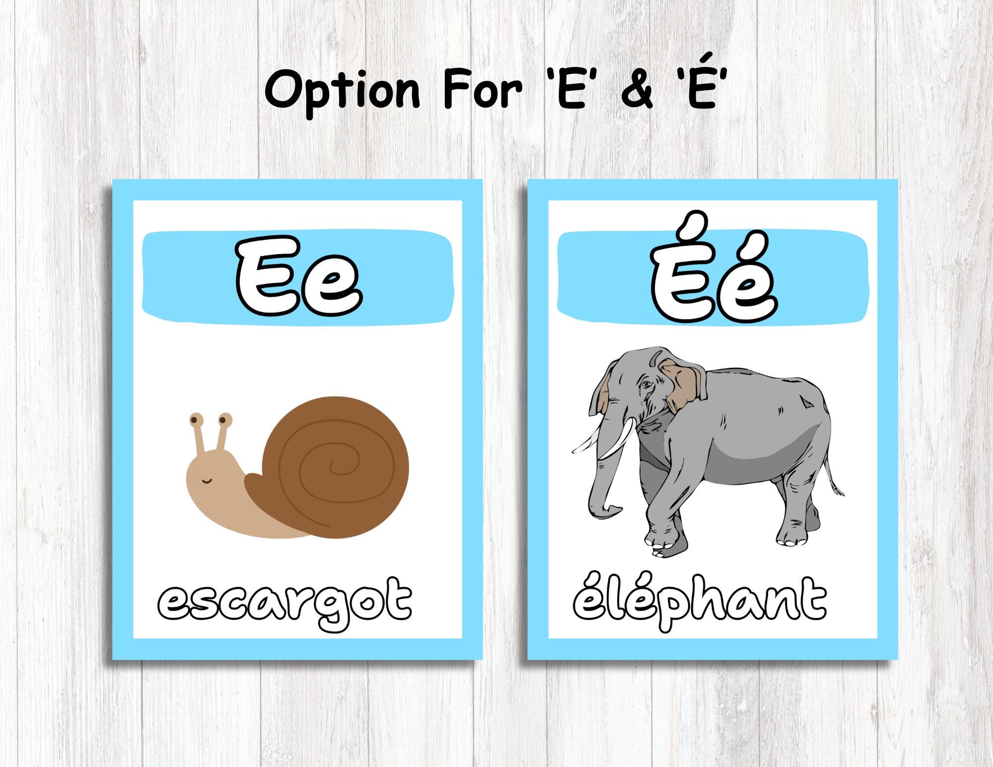 French Animal Alphabet Posters: Core French Classroom Decor (PDF) - Etsy