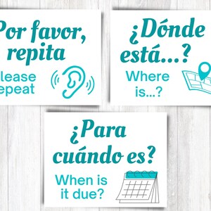 Spanish Classroom Phrases Poster Set: Bilingual Teacher Resources (PDF ...