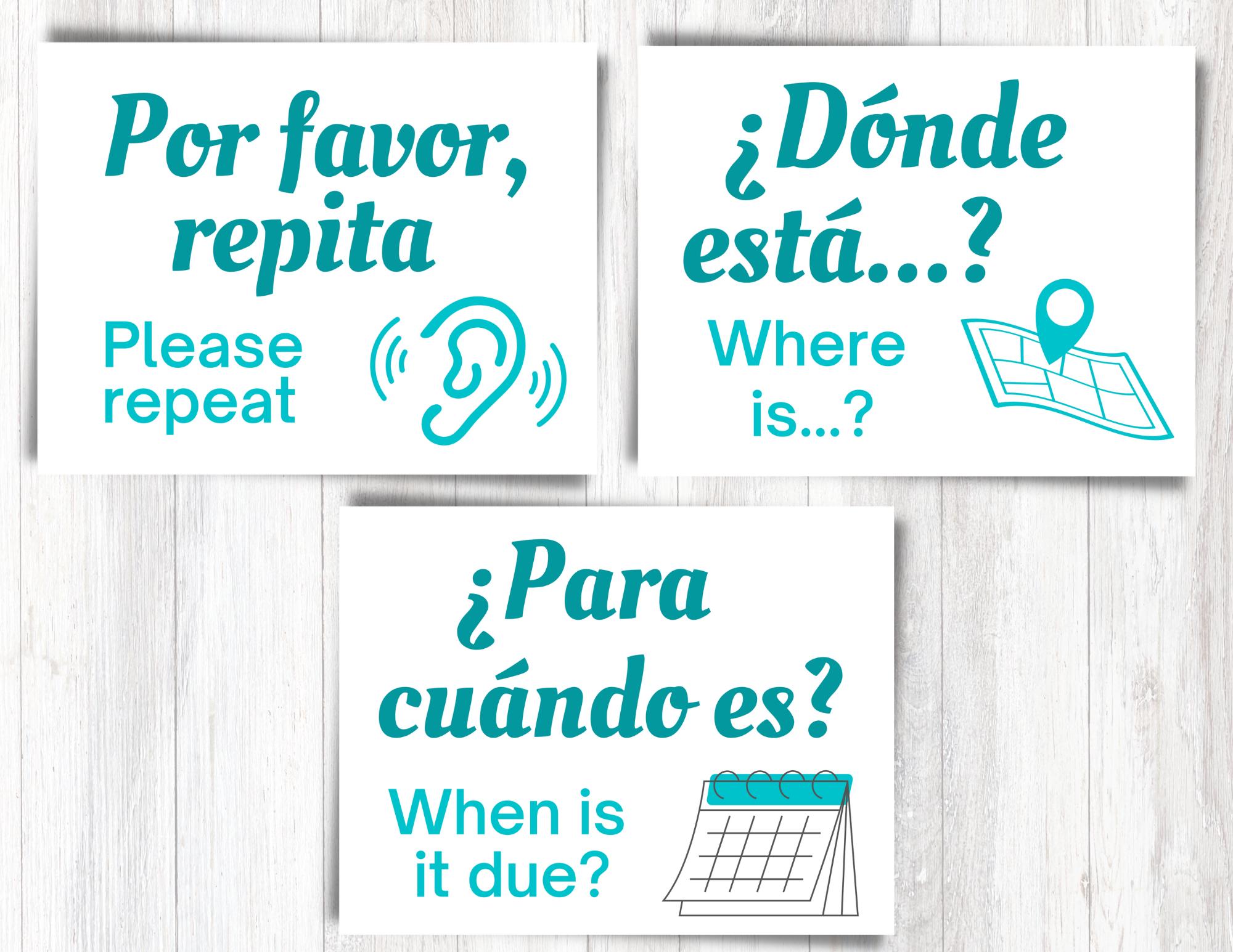 Spanish Classroom Phrases Poster Set: Bilingual Teacher Resources (PDF ...