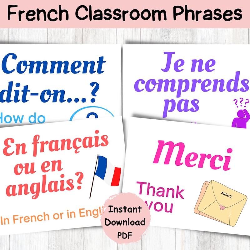French Language Posters - Etsy