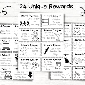 Classroom Reward Coupons|student Motivation|classroom Behaviour ...