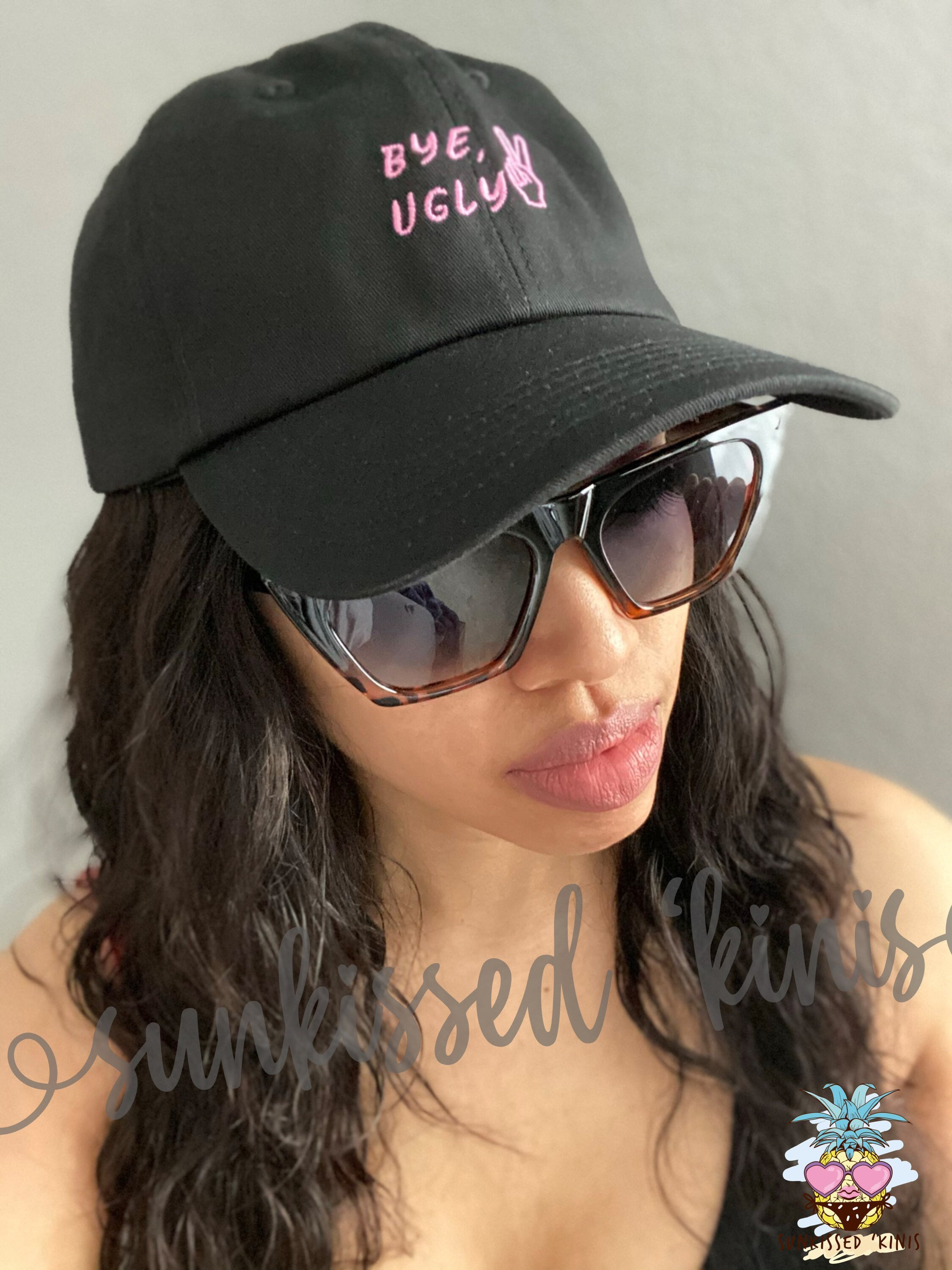 Bye, Ugly Hat Cap Peace Sign Deuces Bye, Haters Funny Hustle Motivation ...