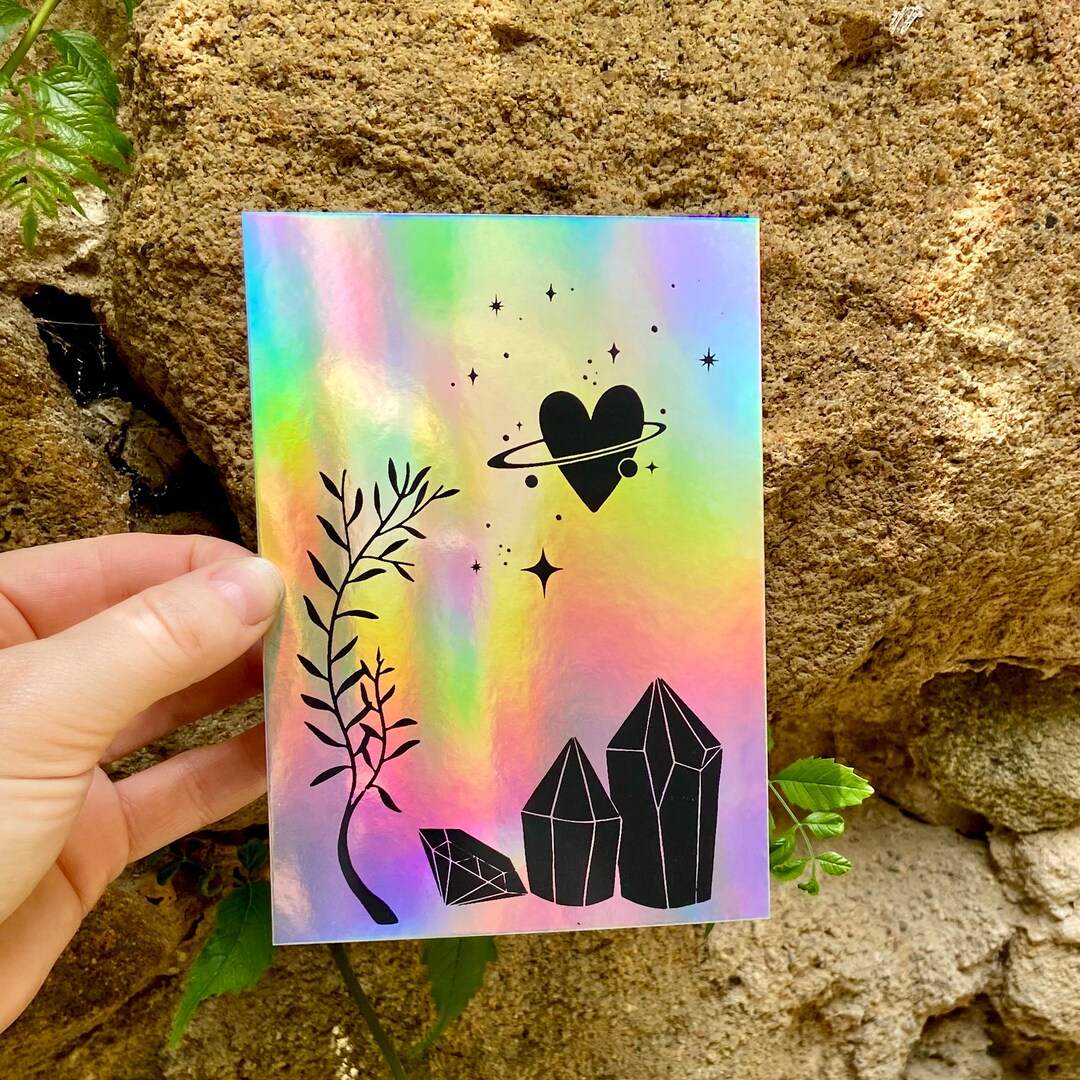 Crystal Mini Prints Set of 3 Original Handmade Mini - Etsy