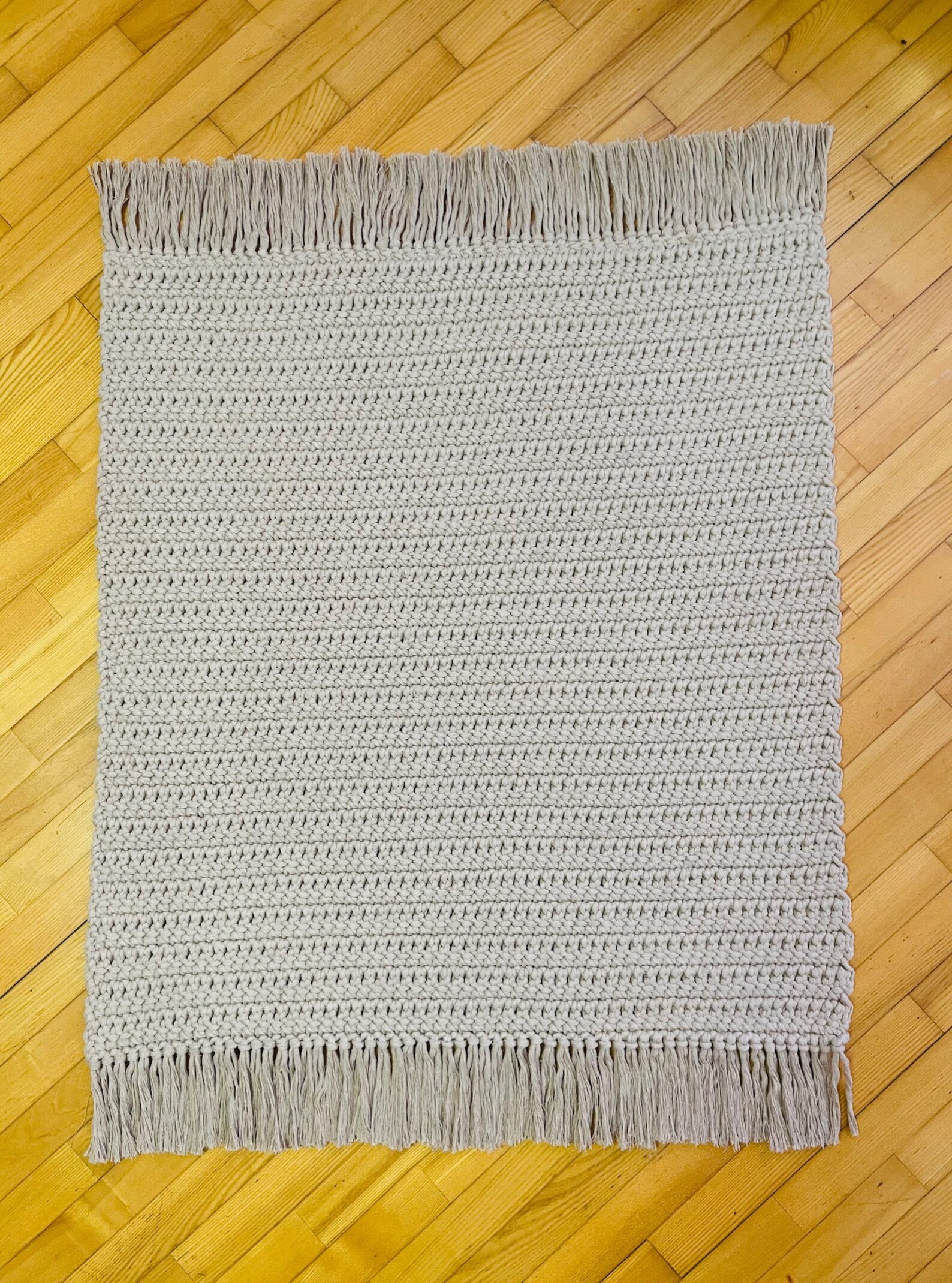 Crocheted Rug From Cotton Ropes - Etsy