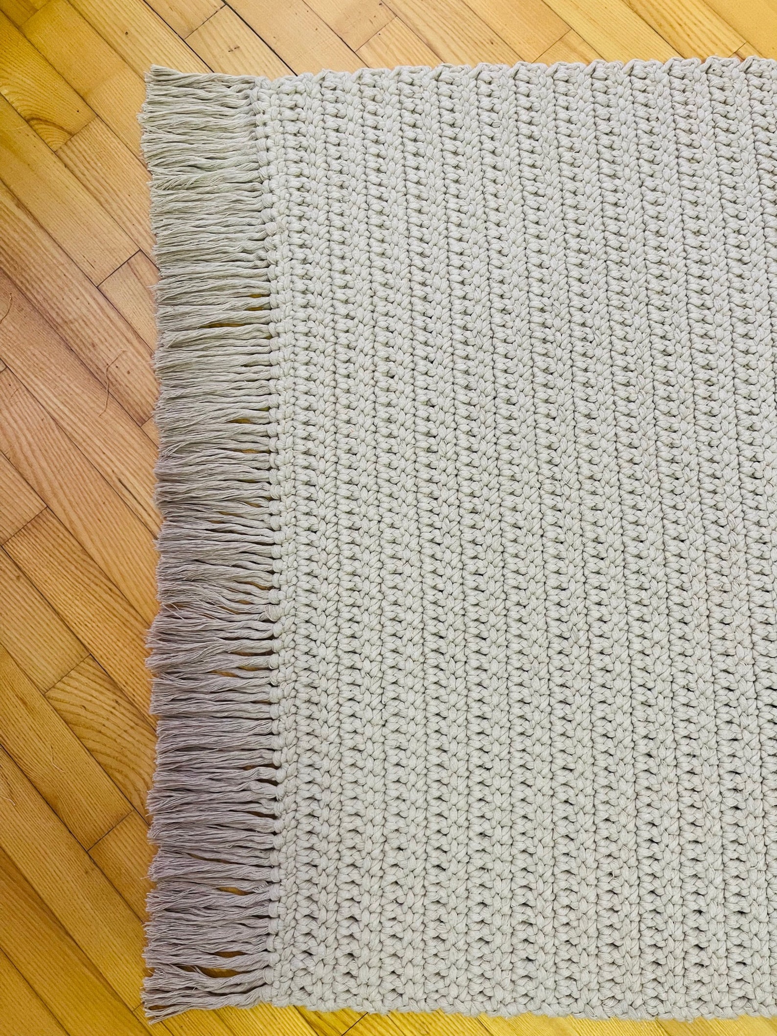 Crocheted Rug From Cotton Ropes - Etsy