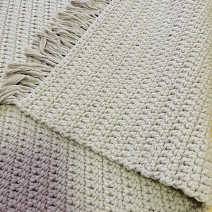 Crocheted Rug From Cotton Ropes - Etsy