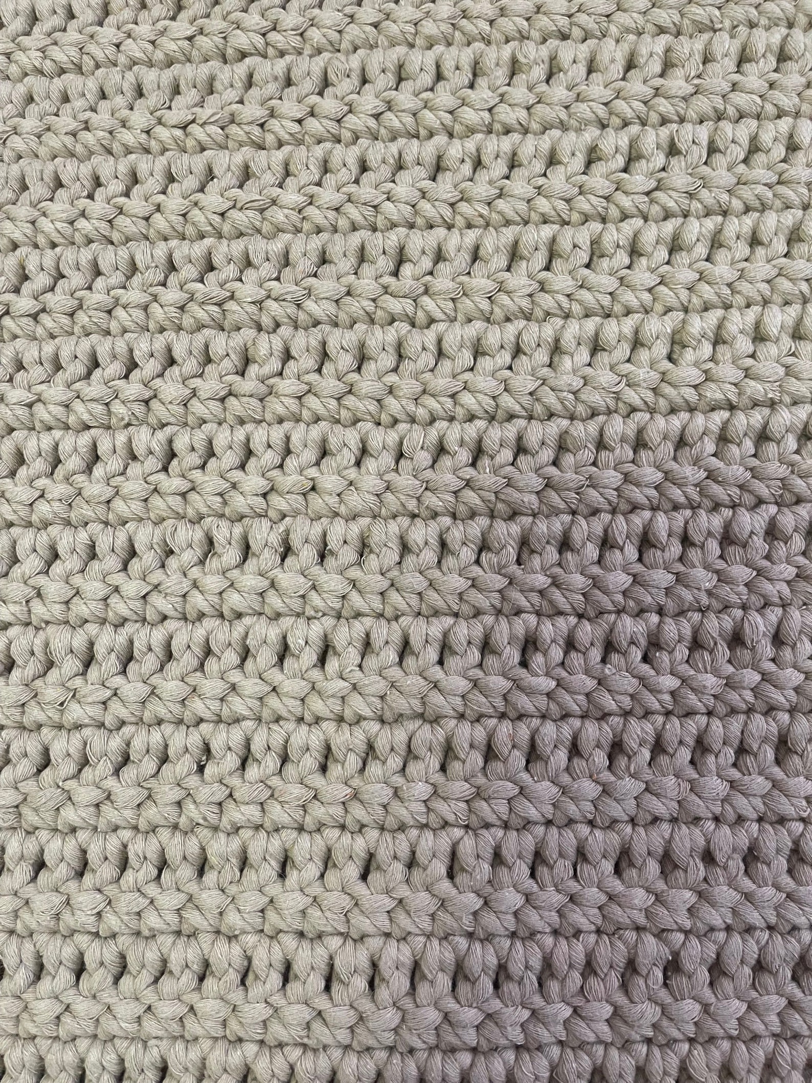 Crocheted Rug From Cotton Ropes - Etsy