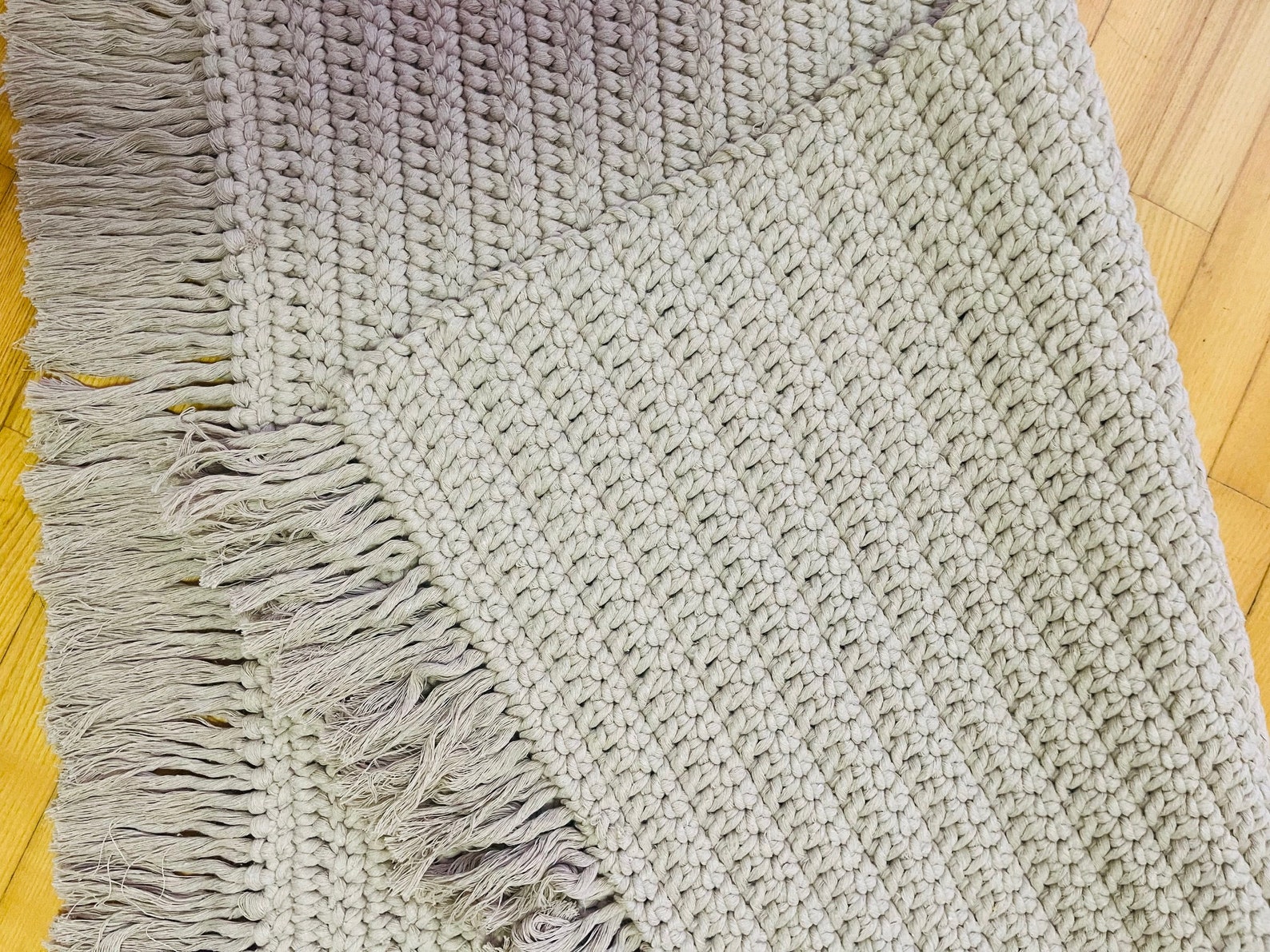 Crocheted Rug From Cotton Ropes - Etsy