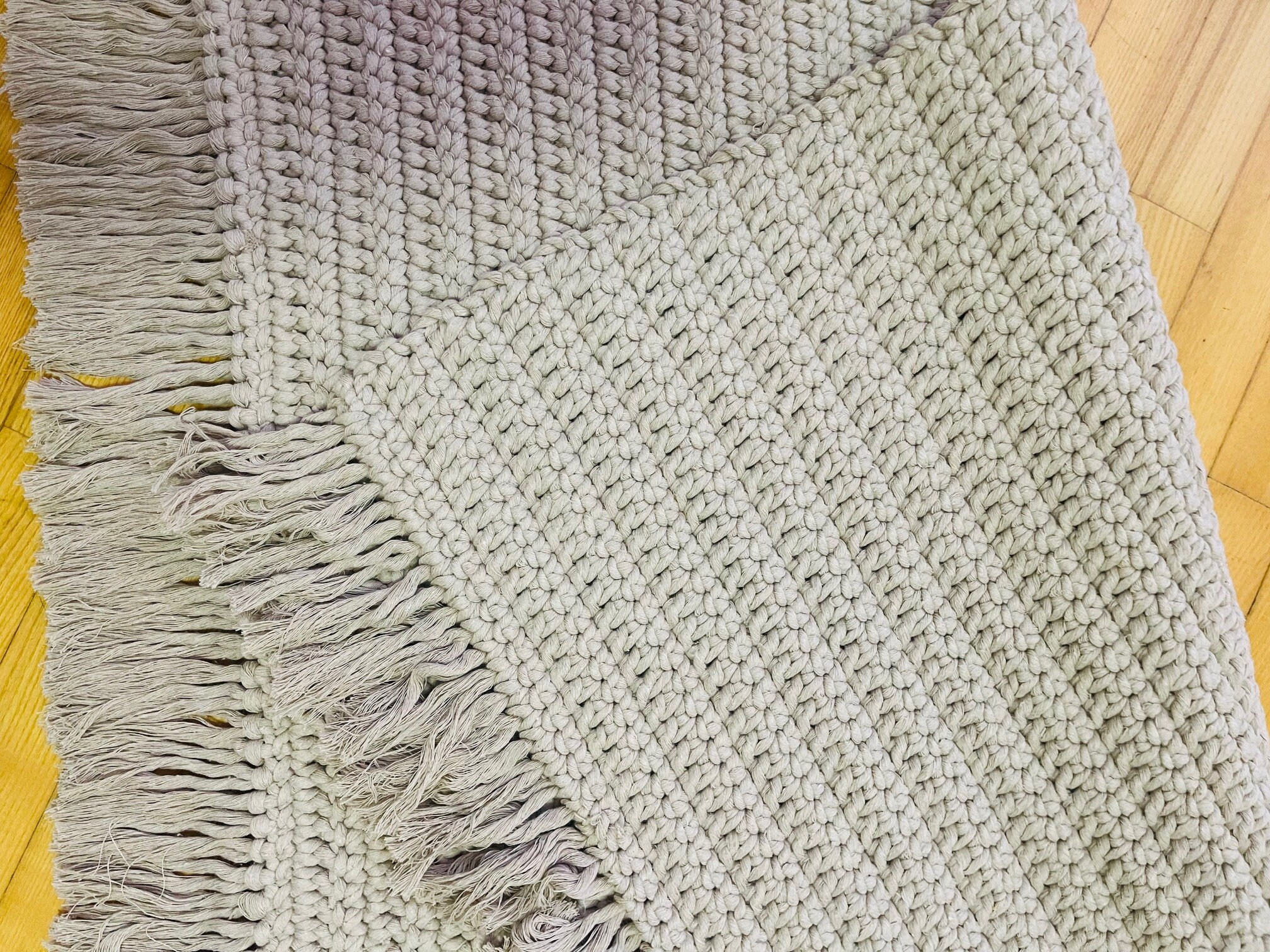 Crocheted Rug From Cotton Ropes - Etsy