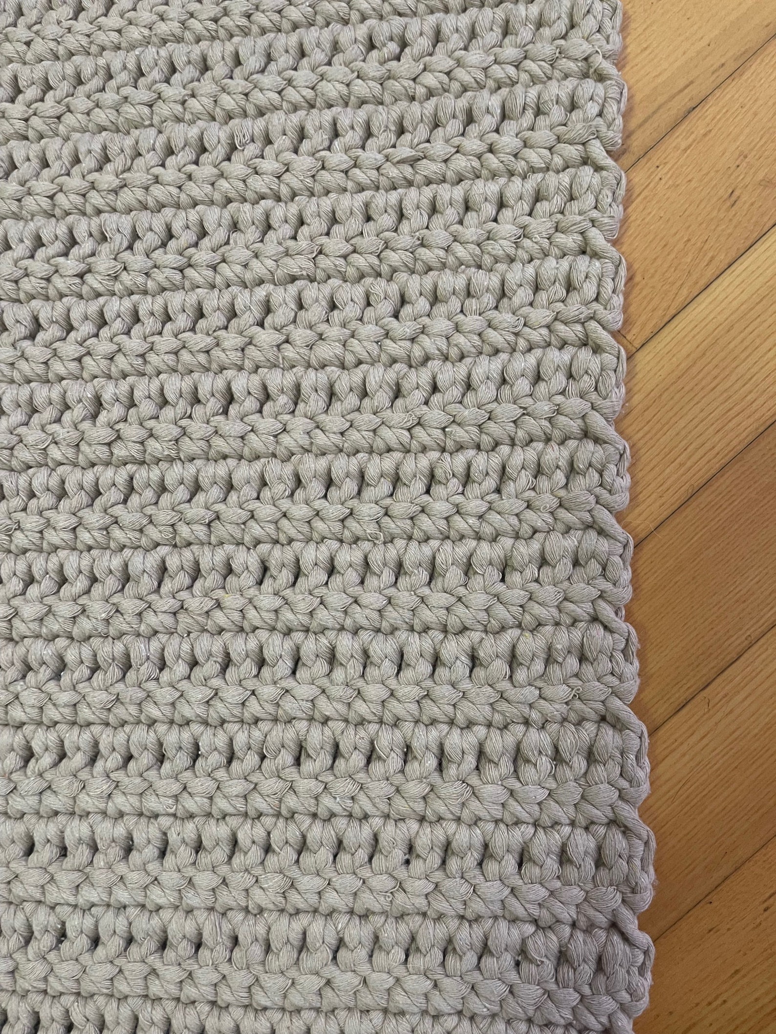 Crocheted Rug From Cotton Ropes - Etsy