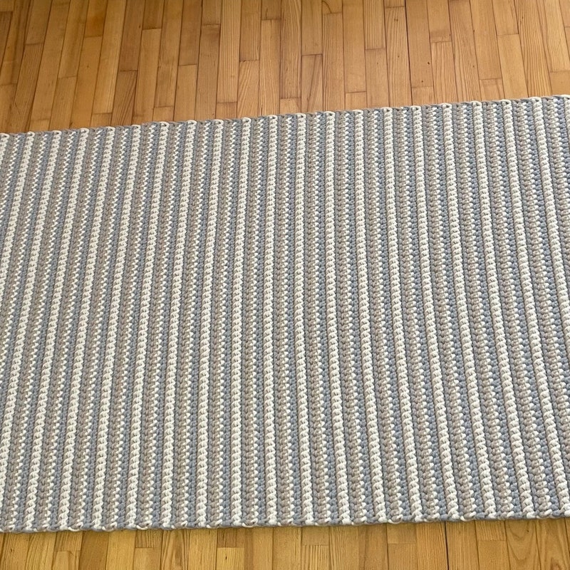 Cotton Crochet Rug - Etsy