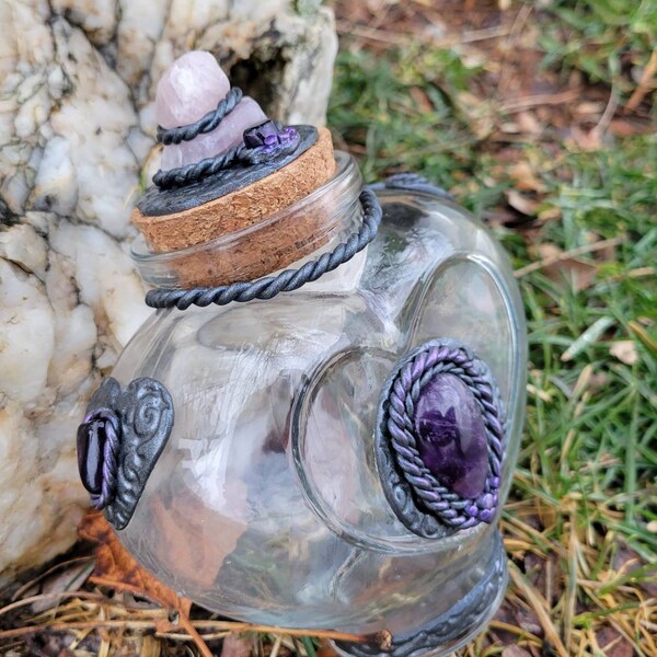 Heart Shaped Potion Bottle - Etsy