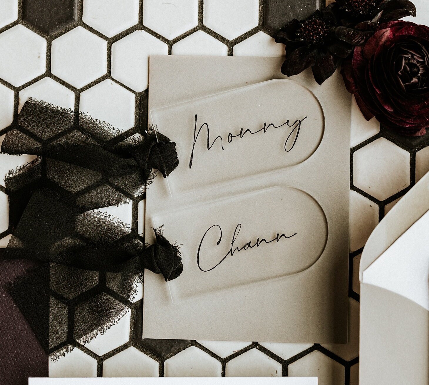 Custom Acrylic Place Card Custom Place Card Acrylic Name - Etsy